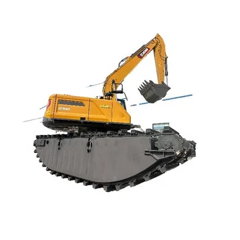 Amphibious Excavator With Extendable Undercarriage Pontoon - Buy Mini ...