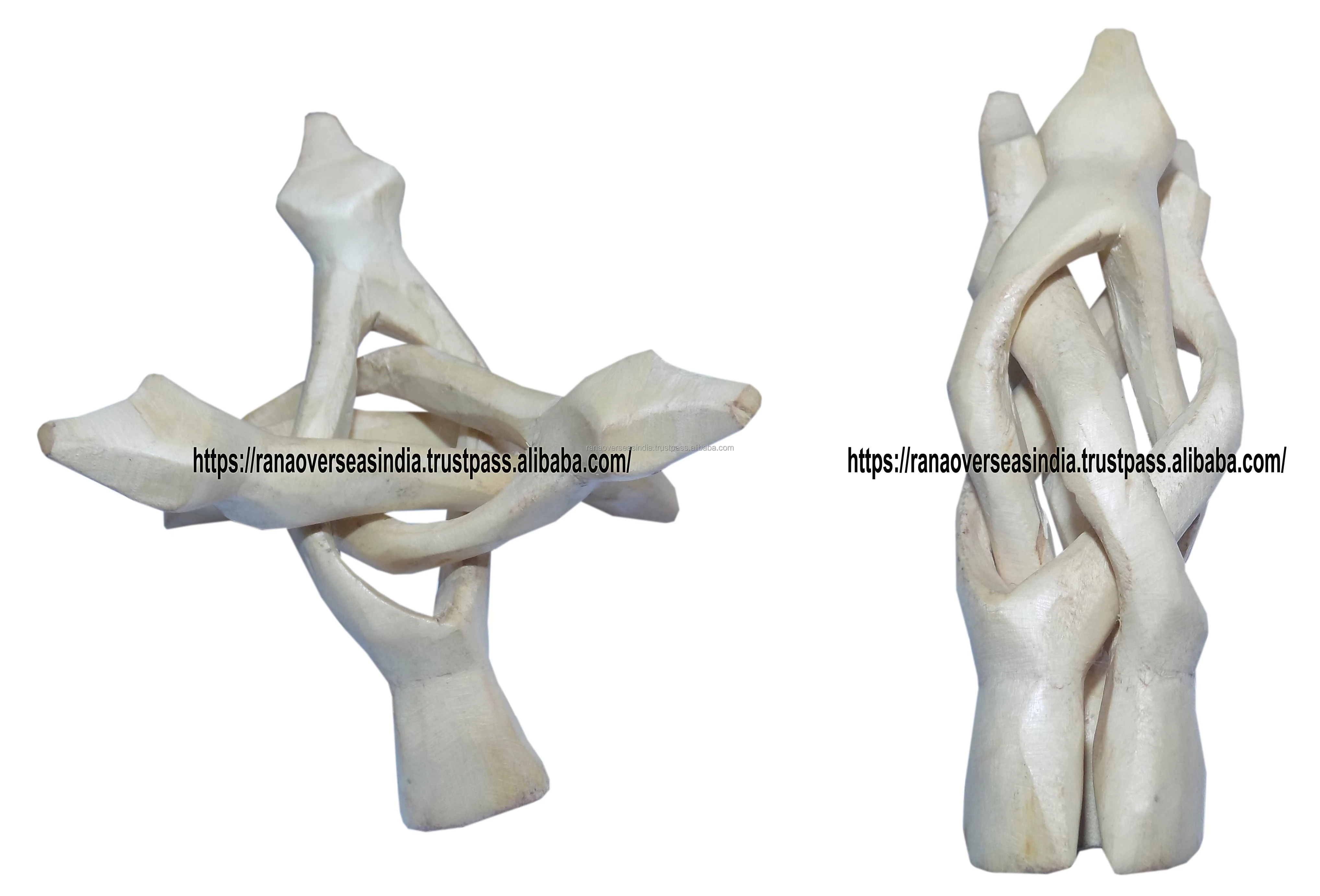 Abalone Shell Display - Wooden Tripod Stands for Smudging