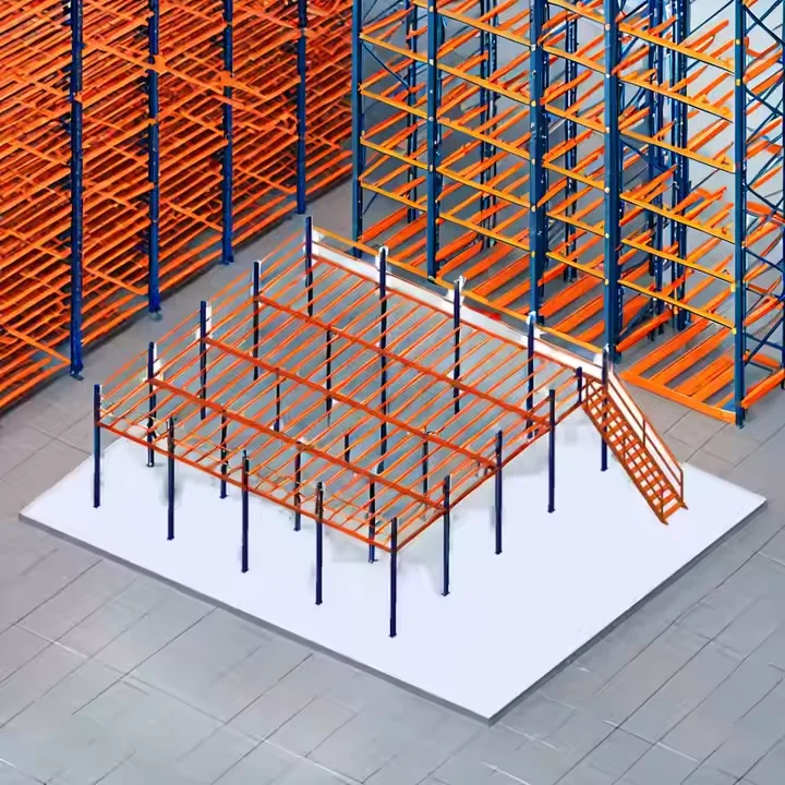Warehouse Storage Racks Steel Platform Mezzanine Floor for Warehouse ...