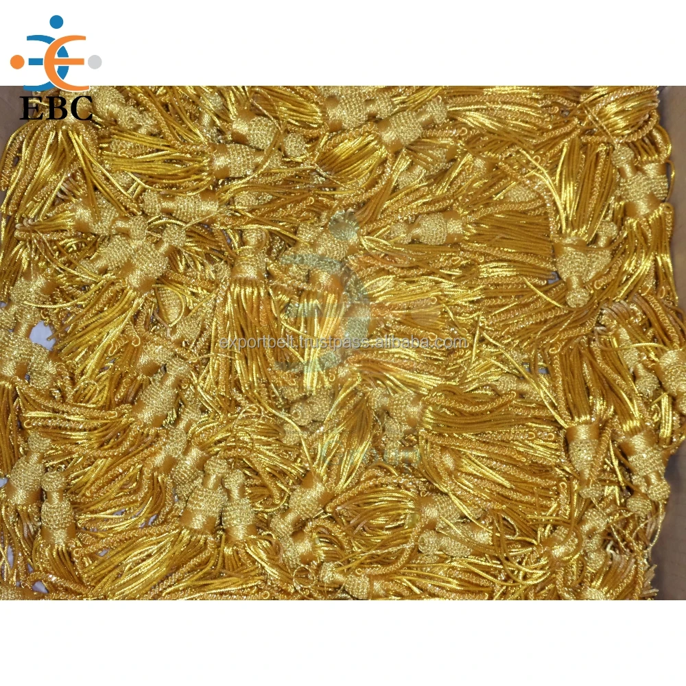 OEM Academic Graduation Gold Bullion Fringe Tassel Wholesale