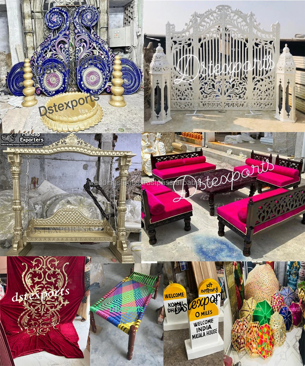 Pakistani Wedding Henna Party Stage Decor Muslim Theme Mehndi Stage ...