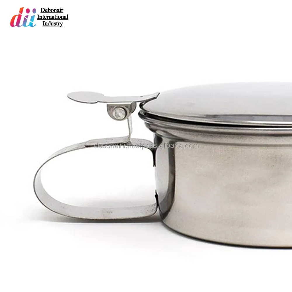 Sputum Mug with Cover - Durable Stainless Steel Instruments