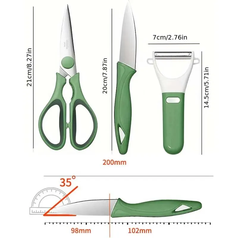 Household Kitchen Scissors Set Multifunctional Fruit Scissors ...