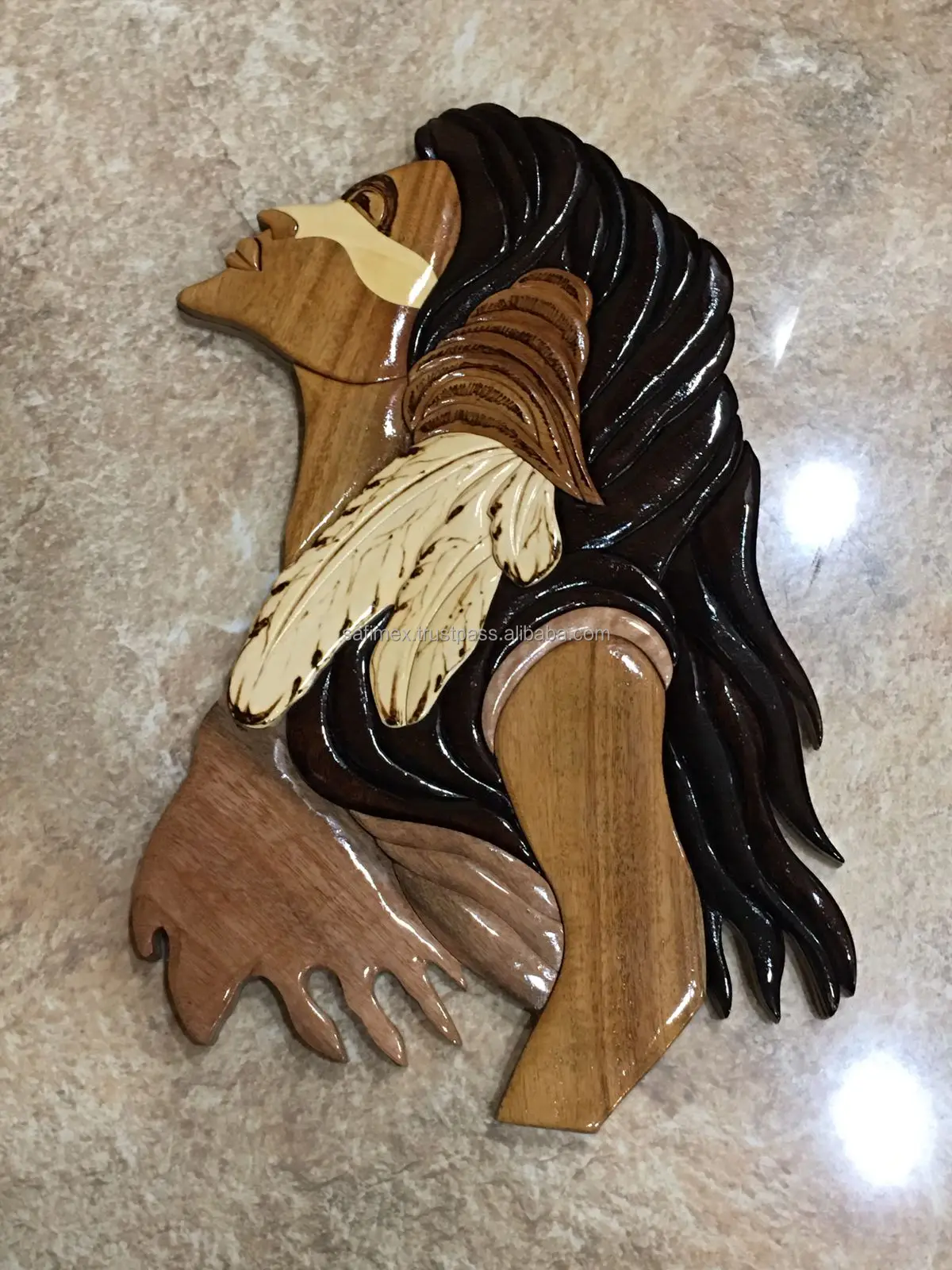 Wood Intarsia Logo Art/ Wood Carving Hanging Logo Art/ High Quality ...