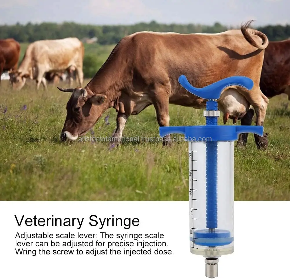50ml Adjustable Dosage Goat Drench Syringe - Veterinary Syringe