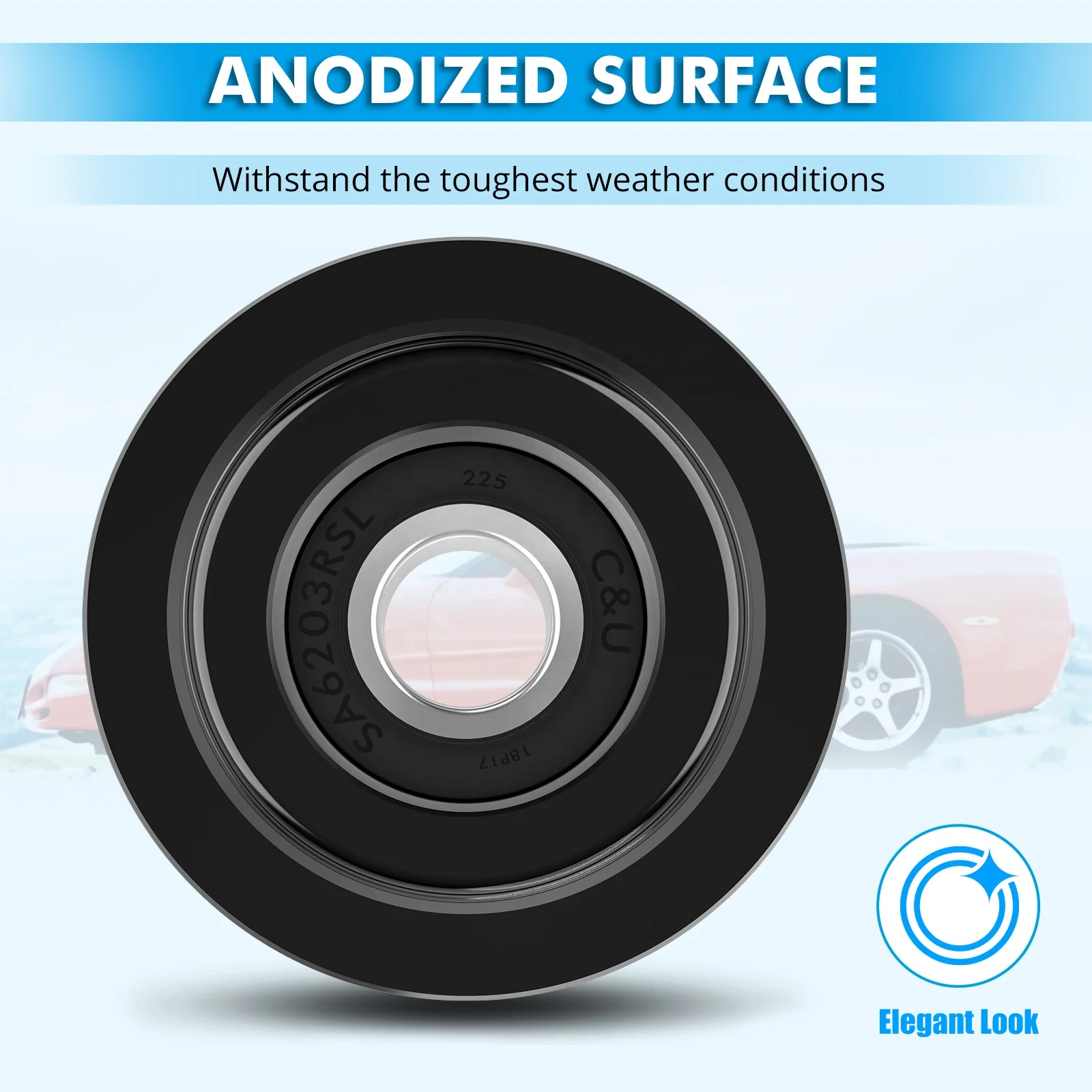 Bevinsee Ls Billet Aluminum Grooved Tensioner Pulley Ls1 Ls2 Ls3 Ls6 5.3l 6.0l 4.8l - Buy Car ...