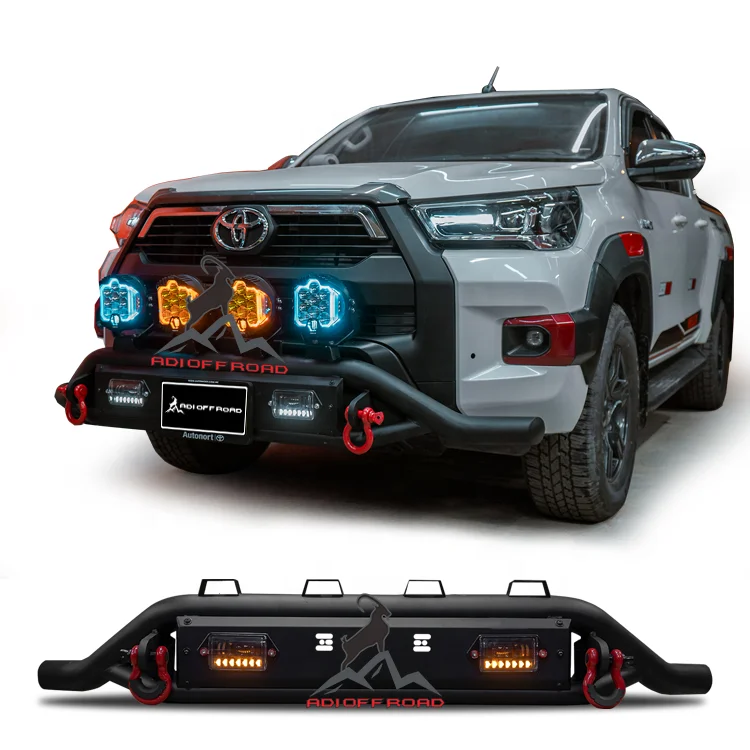Adi Off Road 4x4 Pickup Nudge Bar Bull Bar Rear Bumper Steel Bumper For ...