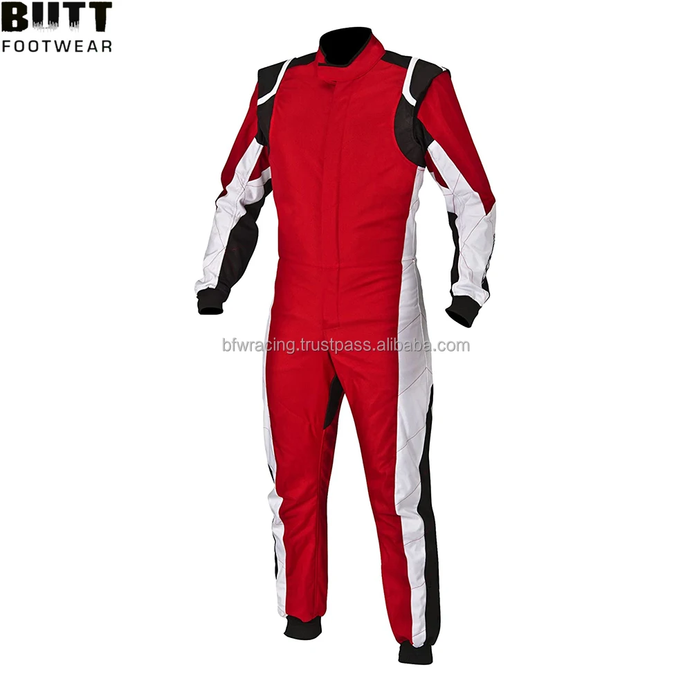 Best Selling Car Racing Suits For Adults Red & Black Color Panel Work ...