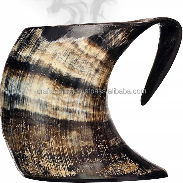 New Arrival Drinking Beer Horn Natural Look Eco Friendly Ox Horn Beer ...