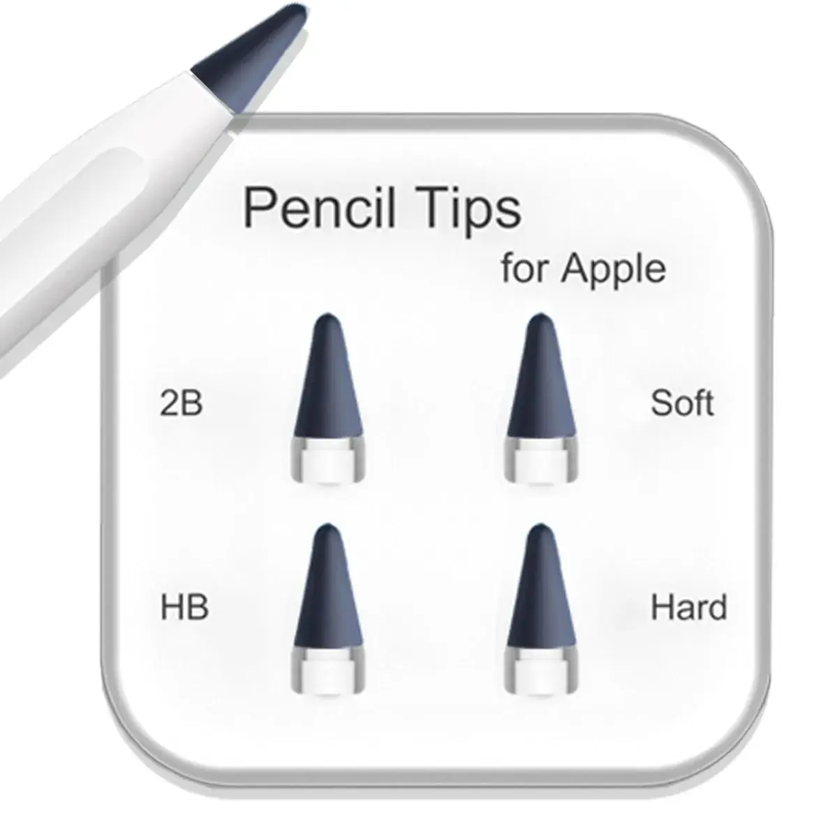 Pencil Tips For Apple Pencil Soft Tip. Stylus Pen Nibs For Apple Pencil ...