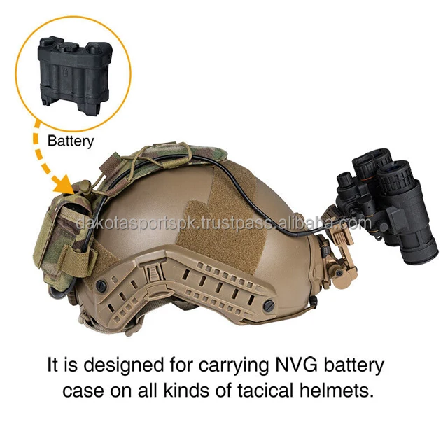 Tactical Pouch MK2 Battery case Helmet Pouch for Helmet Hunting Camo ...