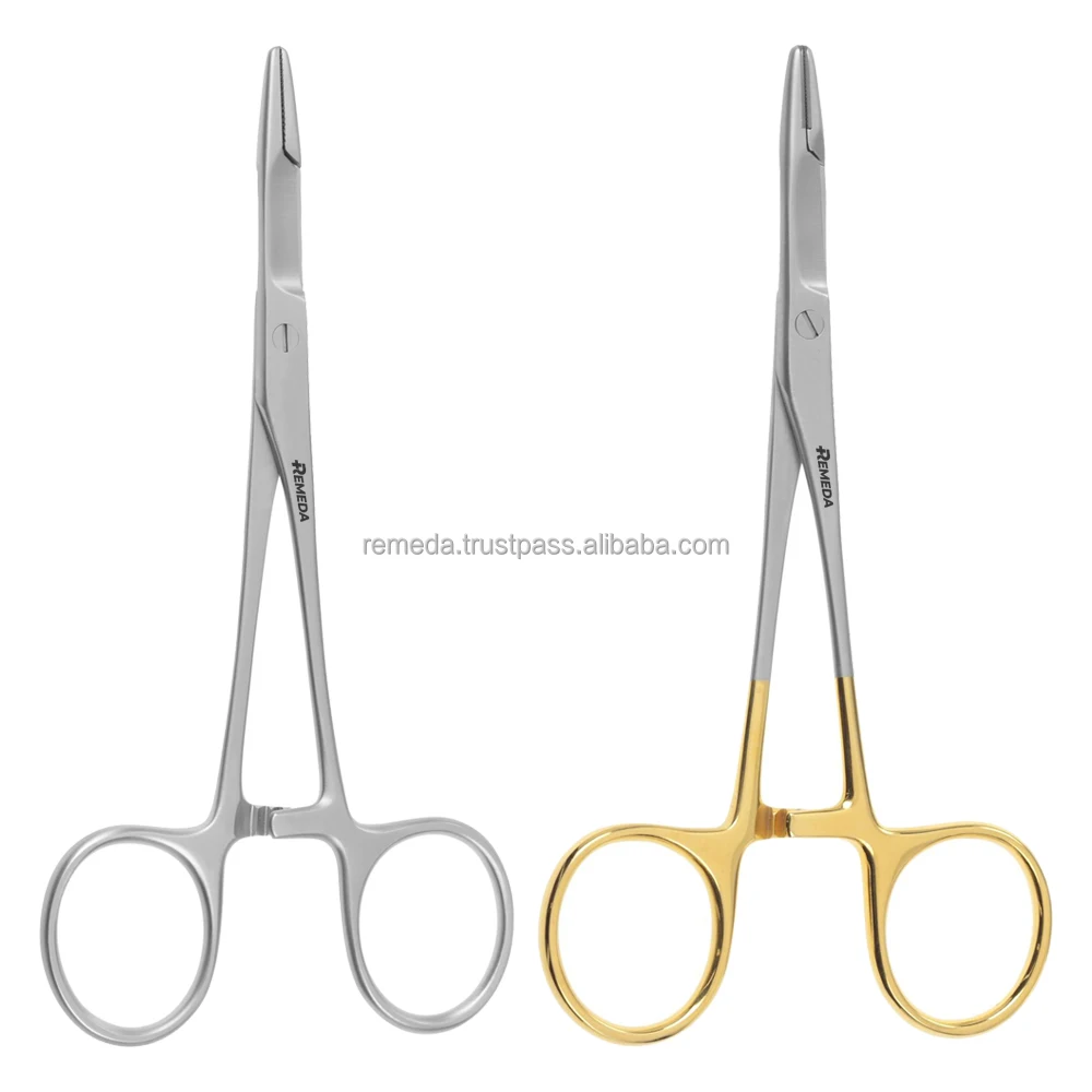 REMEDA Olsen HEGAR Needle Holder Needle Driver with Scissors Cutting ...