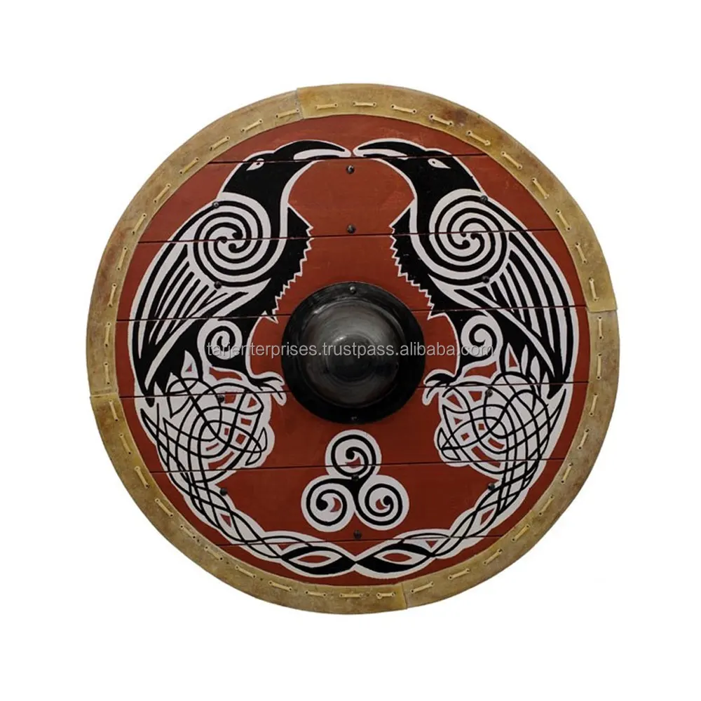 Viking Ragnar Authentic Loth Viking Shield Battle worn Medieval ...