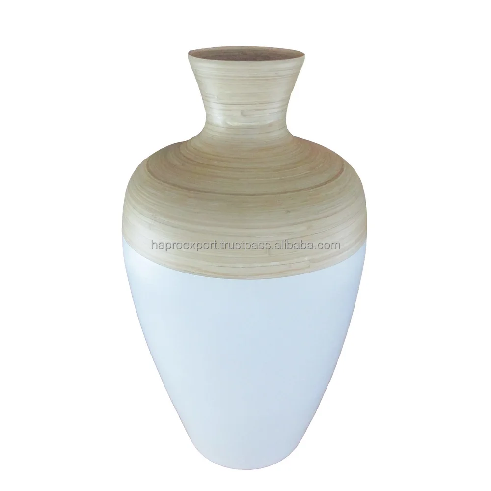Modern Decorative Luxury Bamboo Vase Handicraft High Quality Home Decor ...