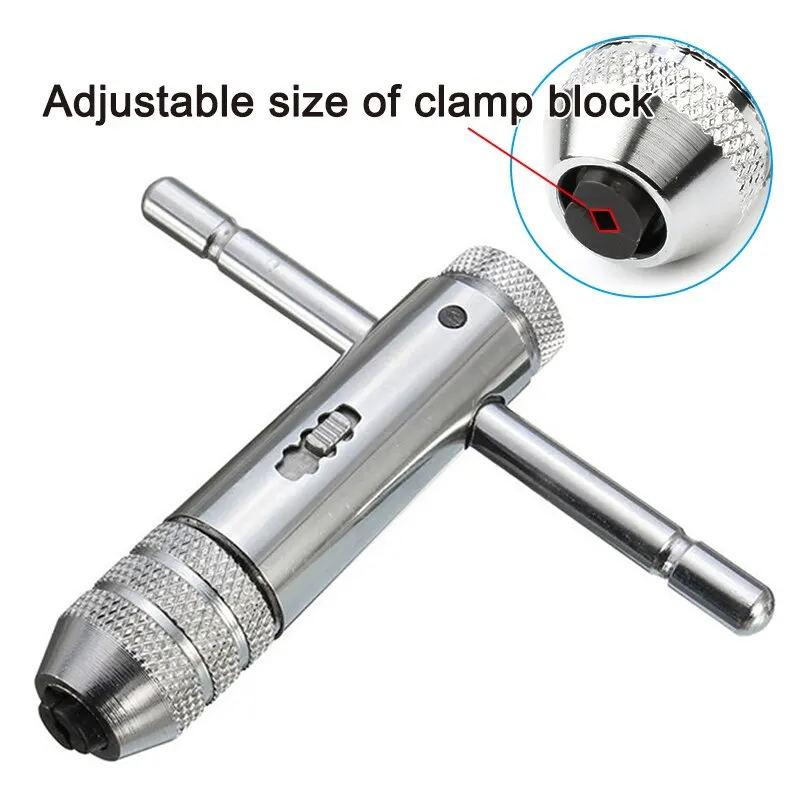 M3-m8 Adjustable Ratchet Hand Tap Wrench M5-m12 Extended Tapping ...