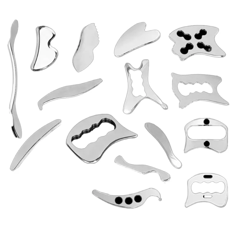 Gua Sha Tools Metal fascial knife Scraping Massager Body Myofascial ...