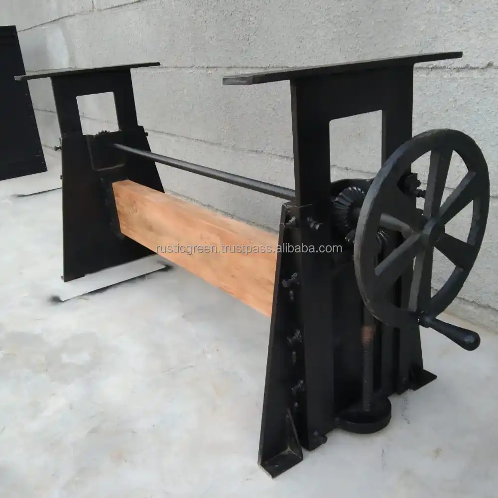 Industrial Cast Iron Crank Cafe Table Legs - Buy Metal Table Legs,Cast ...