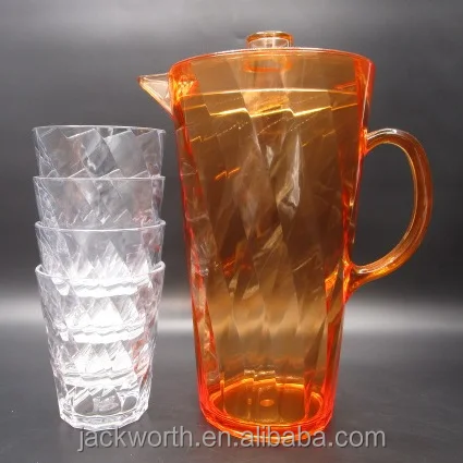 Outdoor Acrylic Water Jug And Tumbler Set - Buy Diamond Acrylic ...