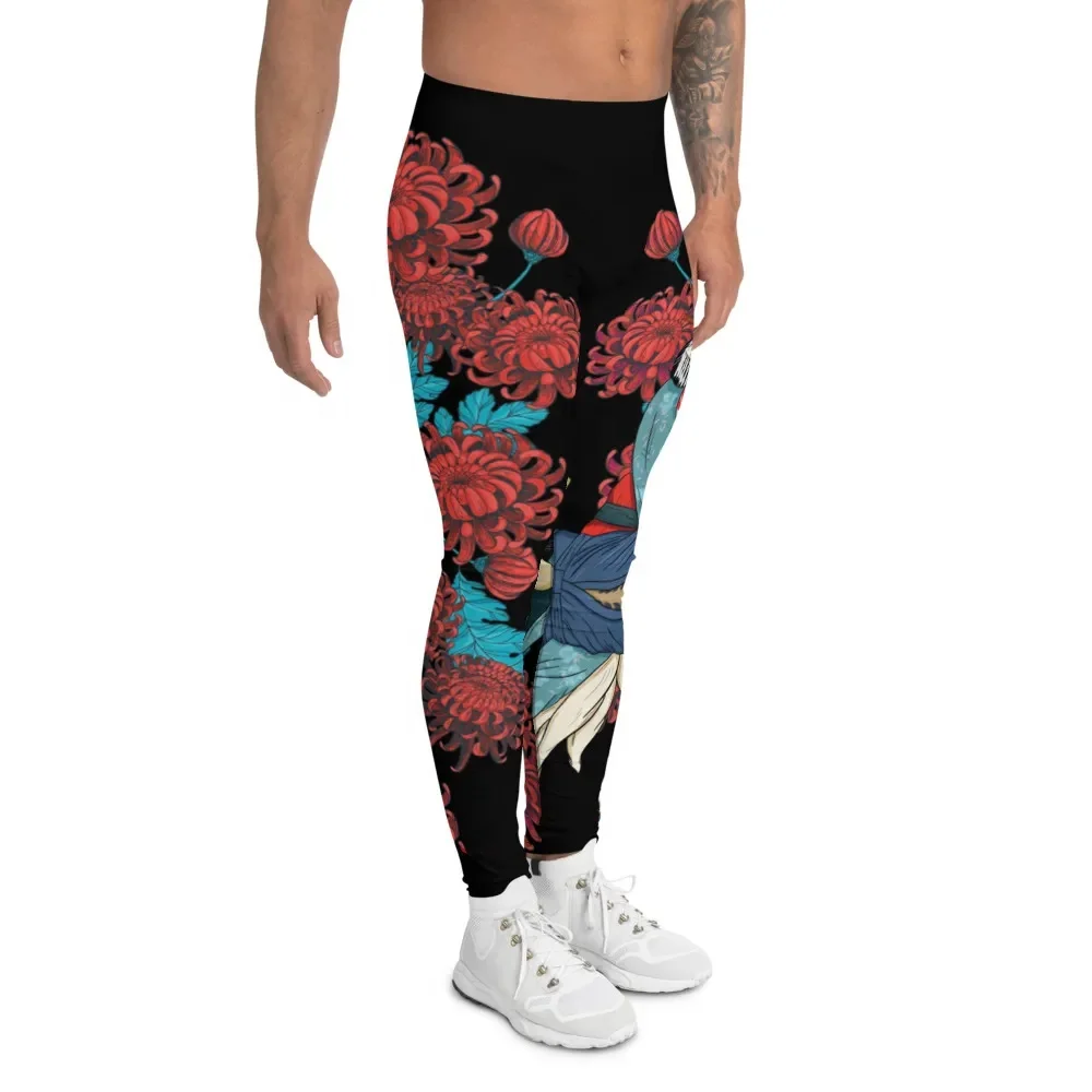 Fully Sublimation Compression Pants Bjj Mens Tights Grappling Martial ...