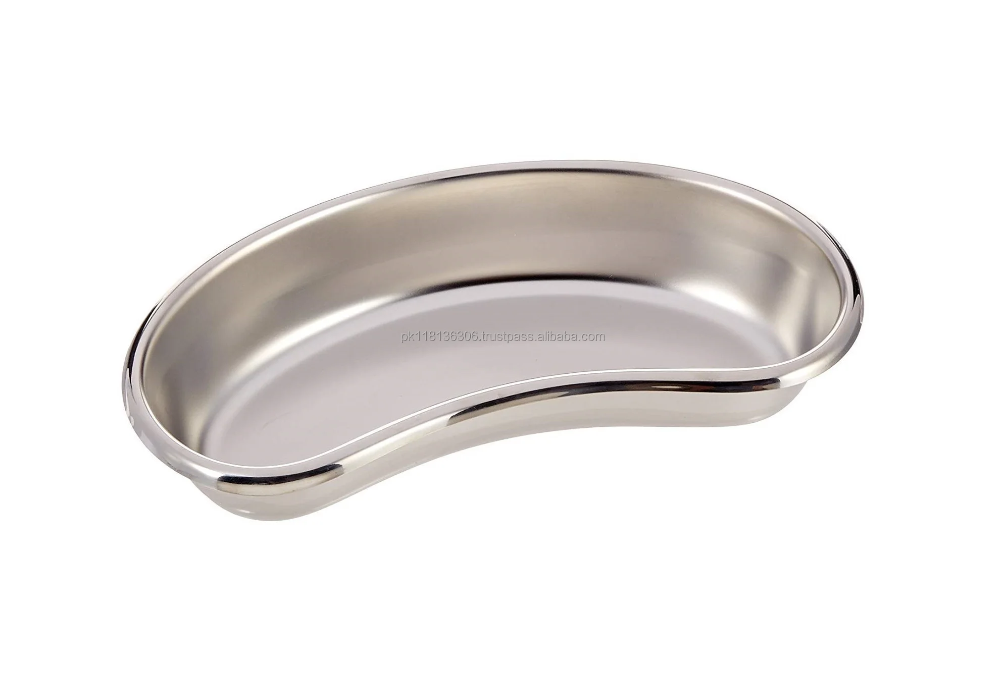 8" Stainless Steel Emesis Basin 13oz Capacity Professional Kidney Tray ...