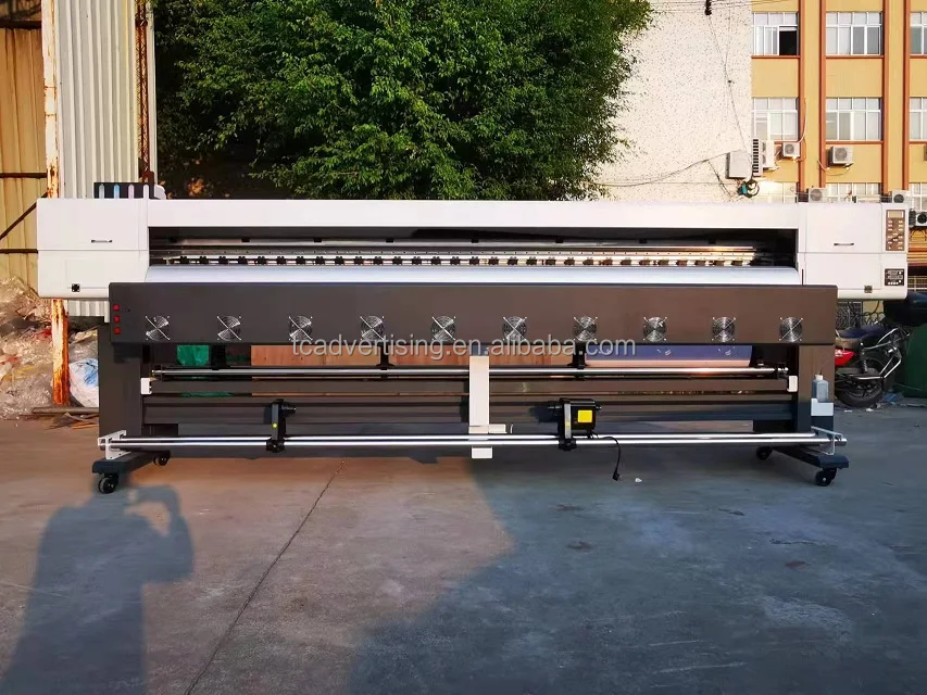 Printer Besar 3.2M Dx5 I3200 Cabezal Xp600 3 Kepala 4 Kepala Printer ...