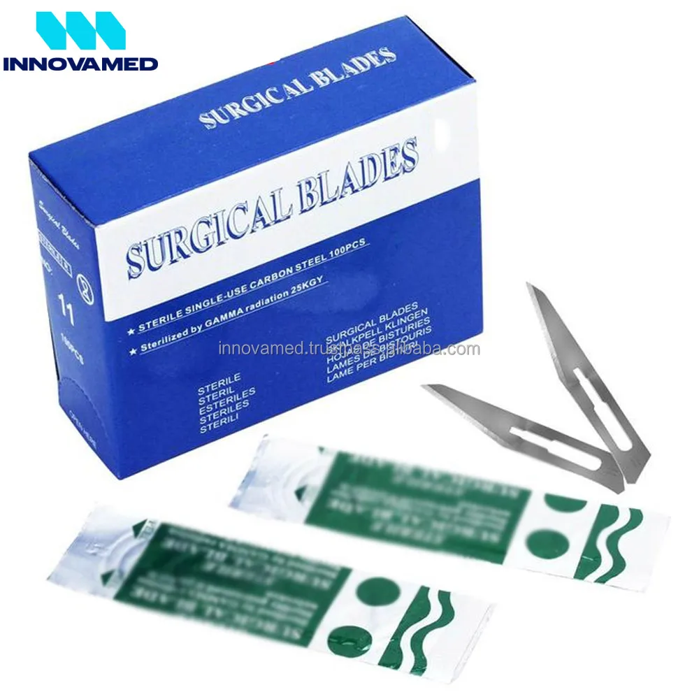 100 Pcs Box Surgical Scalpel Sterilized Blades the Basis of Surgical ...