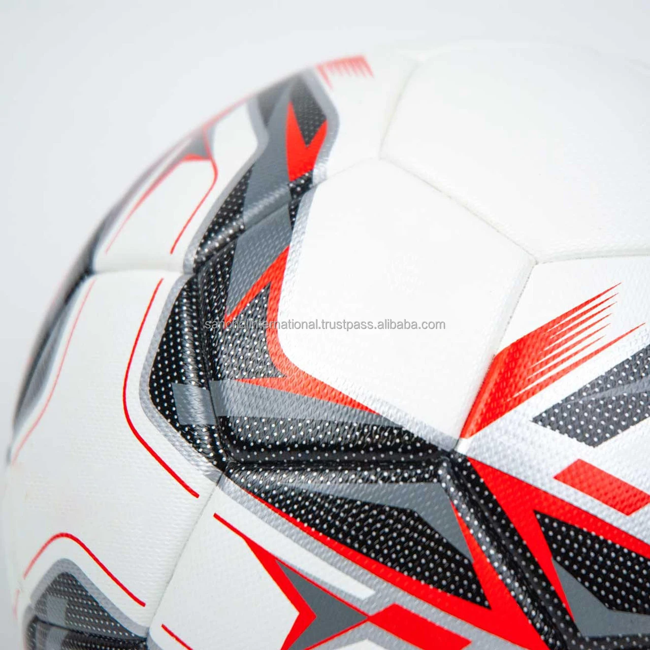 2024 Custom Design Red Hybrid Soccer Ball - Size 5 Match Ball
