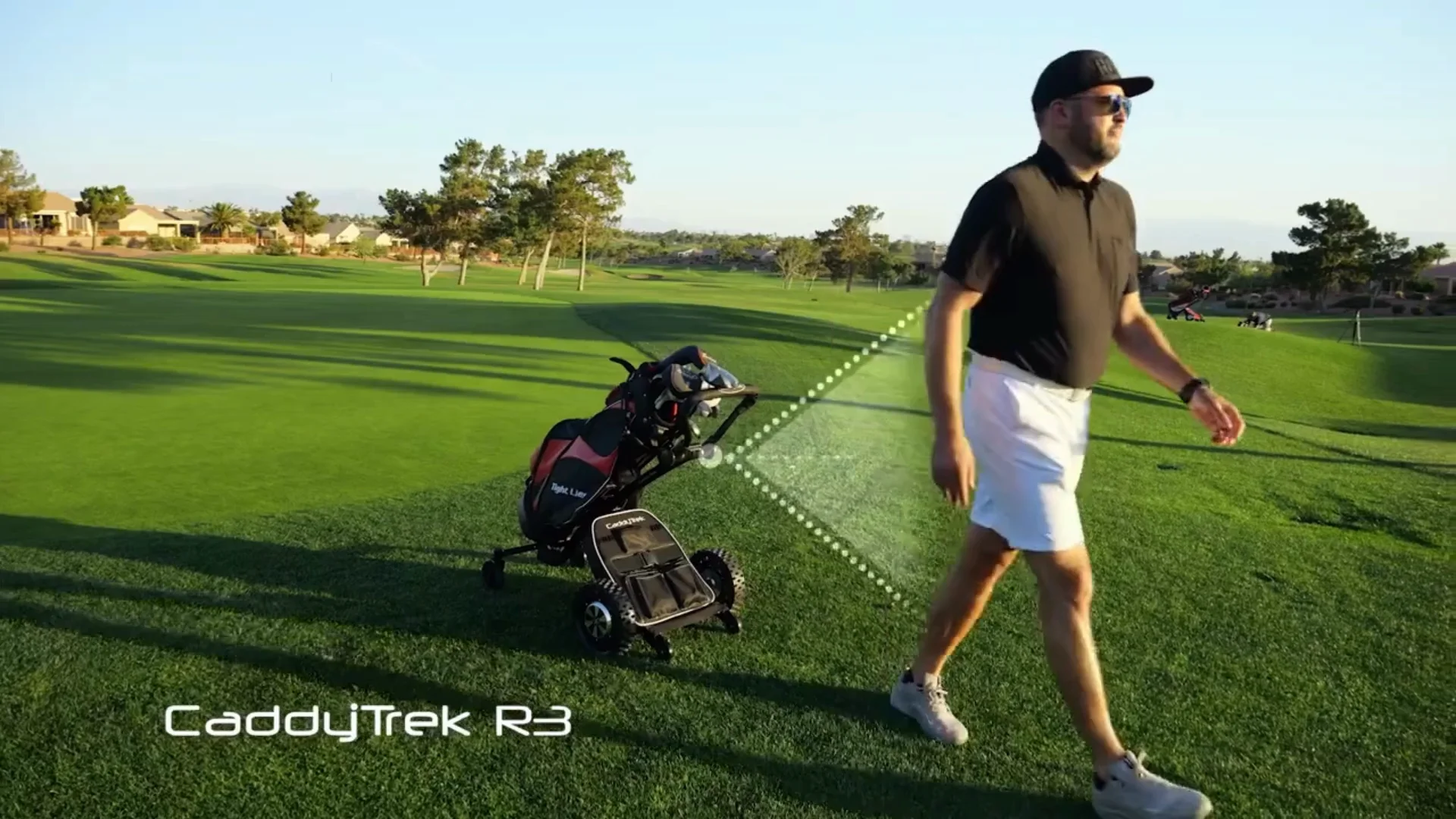 Auto Follow Me Golf Electric Vehicle Golf Cart Power Golf Caddy - Buy ...