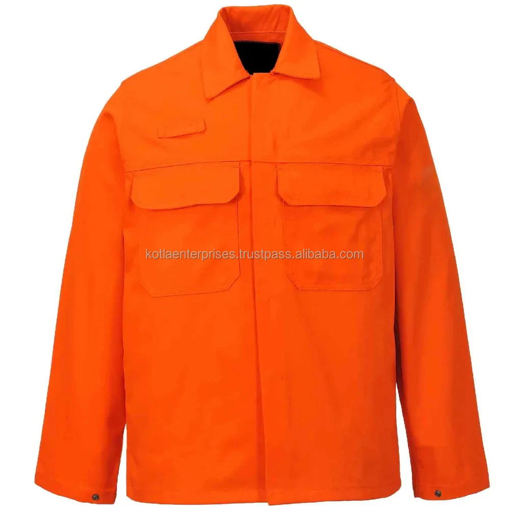 Men's Working Jacket Custom Heavy Duty Cotton Lined Dickie Jacket ...