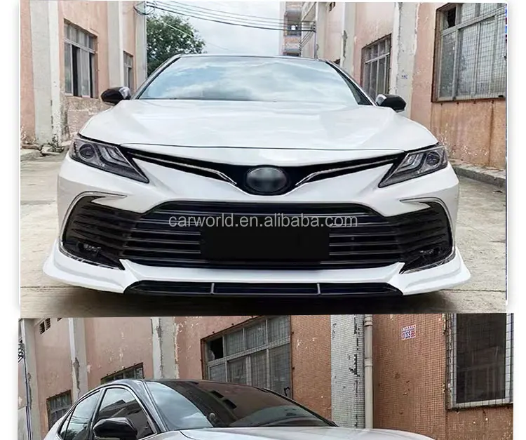 For for 2021-2023 Bumper Kit ABS Material Front Lower Lip Side Skirts ...