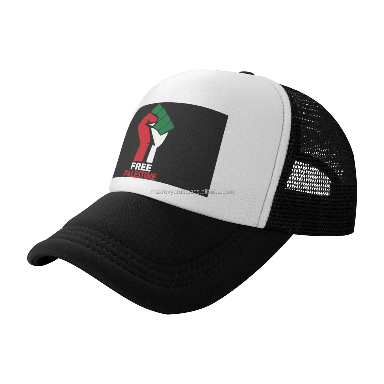 Palestine Flag Skull Palestine Funny Beanie Hat Winter Soft Slouchy ...
