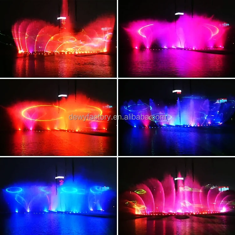 Customizable Large Outdoor Musical Dancing Water Fountain Modern Style ...