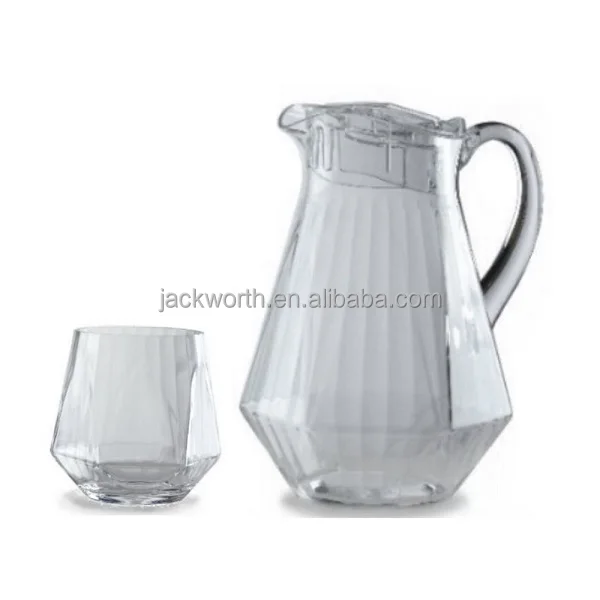 Acrylic Diamond Design Water Pitcher and Tumbler| Alibaba.com