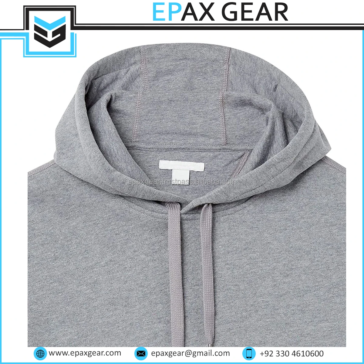 Unisex Zipper Hoodie Jacket Monkey Wash French Terry Sweatshirts Blank ...