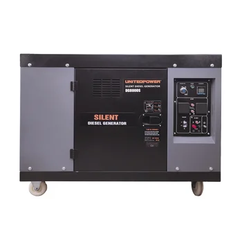 6.0kw Silent Diesel Power Generator 380v Diesel Electric Generators Ac ...