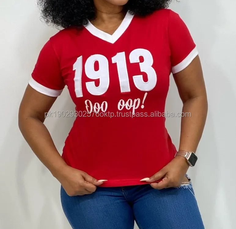 D9 Delta Sigma Theta 1913 Sorority And Fraternity Ringer T-shirt - Buy ...