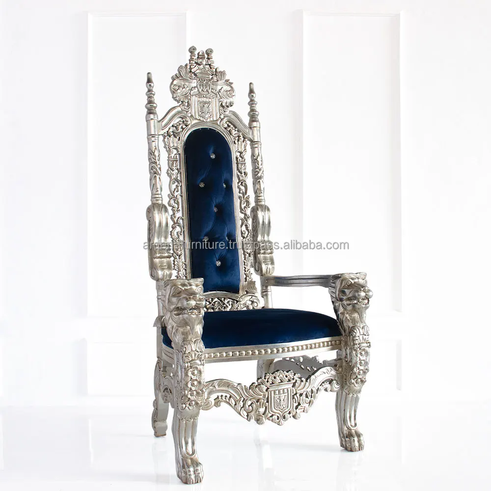Royal Queen King Chair Throne Rental for Weddings & Events
