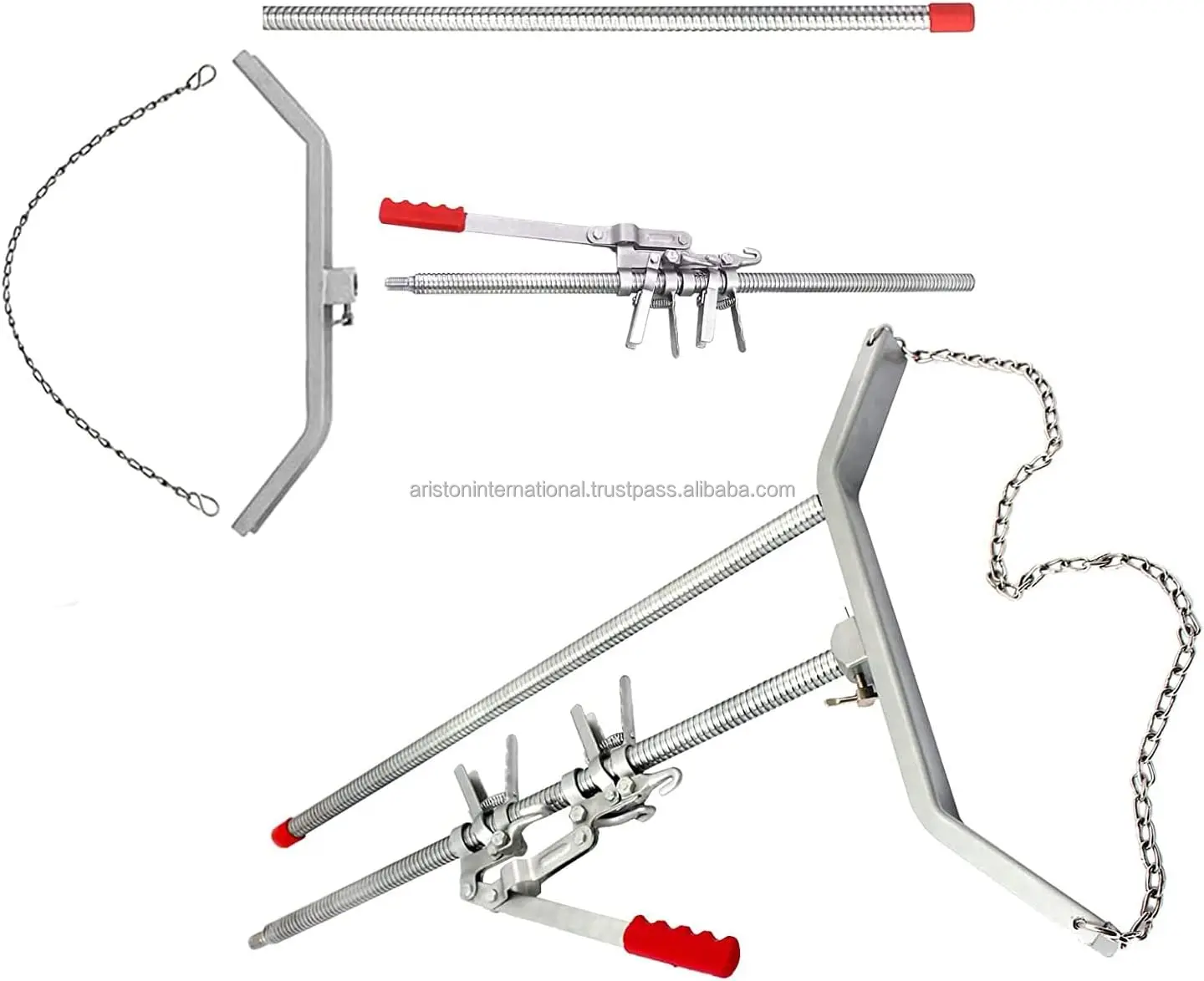 65" Calf Puller - Veterinary Heavy Duty Dual Ratchet Calf Puller Jack ...