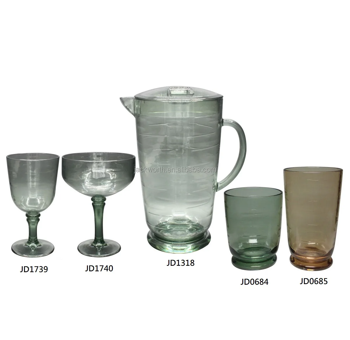 Acrylic Tableware Set Water Pitcher Drinking Cup| Alibaba.com