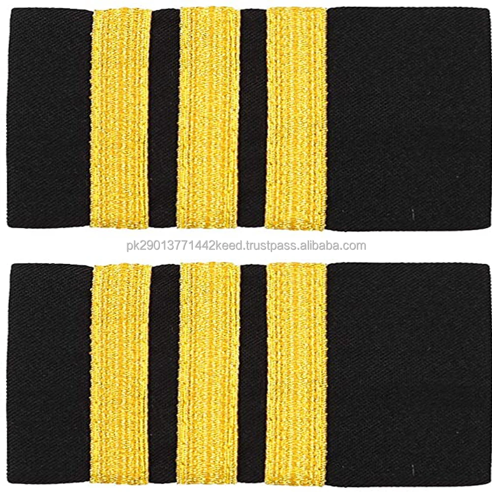 Pilot Uniform Epaulets - Professional Aviators Badges