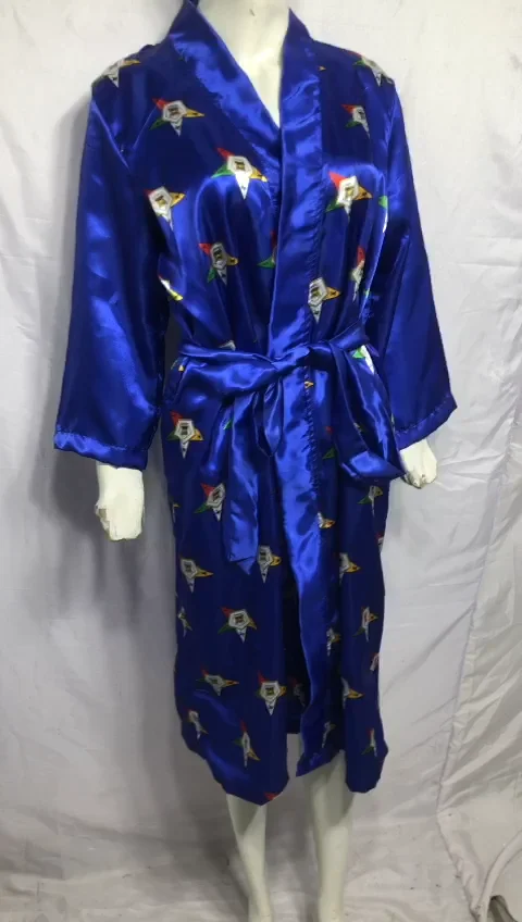 Order Of The Eastern Star Robe | Oes Custom Style Sublimated Silk Robe ...