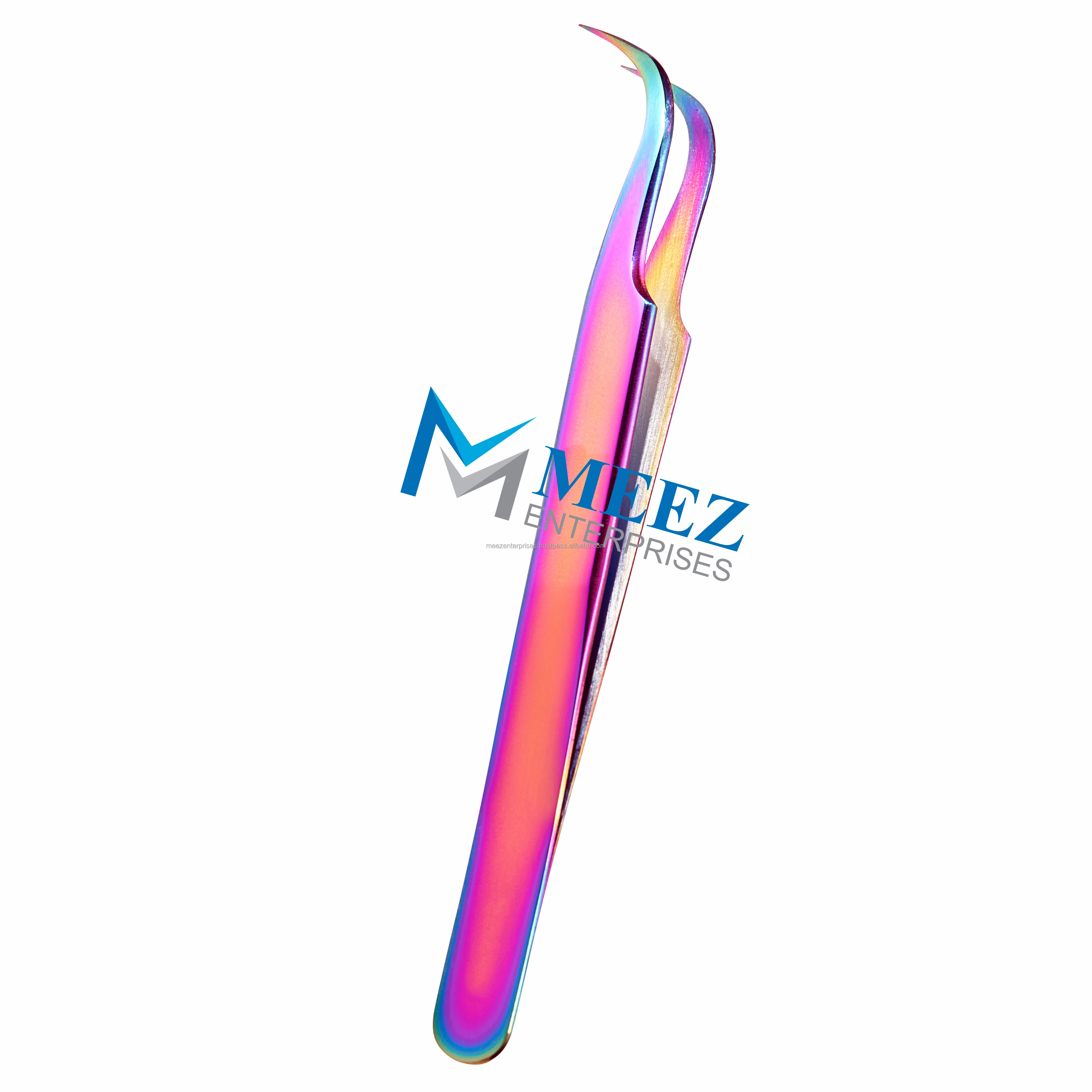 90 Degree Fiber Tip Lash Tweezers New Design Custom Color Russian ...