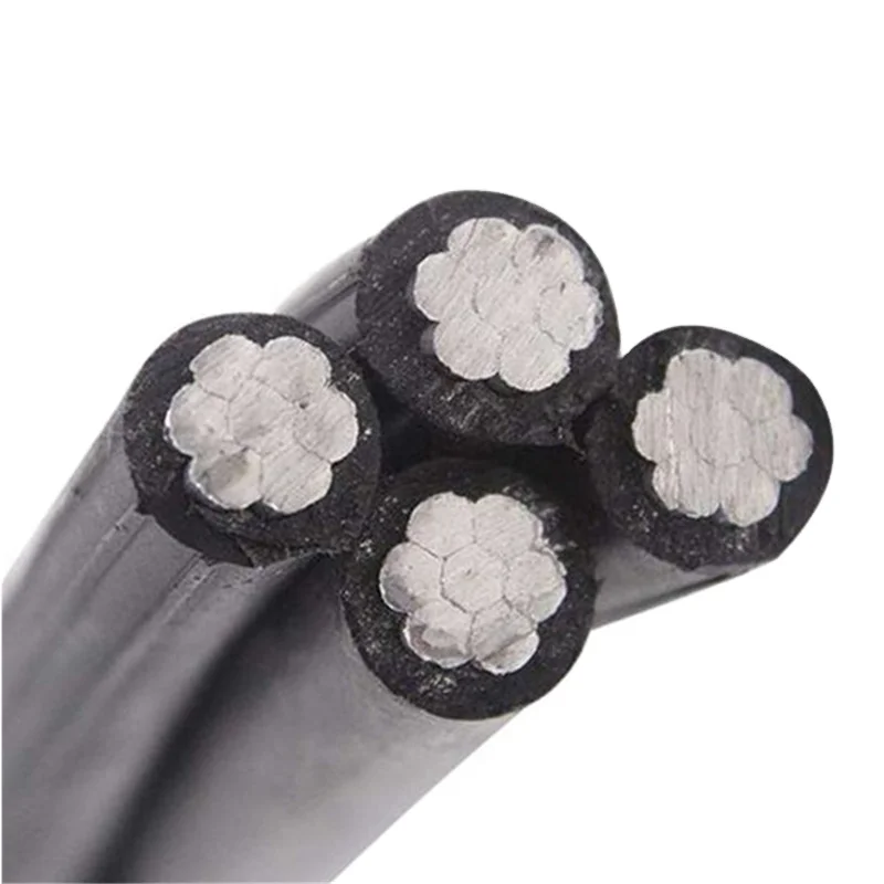 ABC Cable 4*35mm 4x50 4x185mm 3 Phase Wire 4 Core 35mm XLPE 1kV Low Voltage Aerial Bundled Cable ...