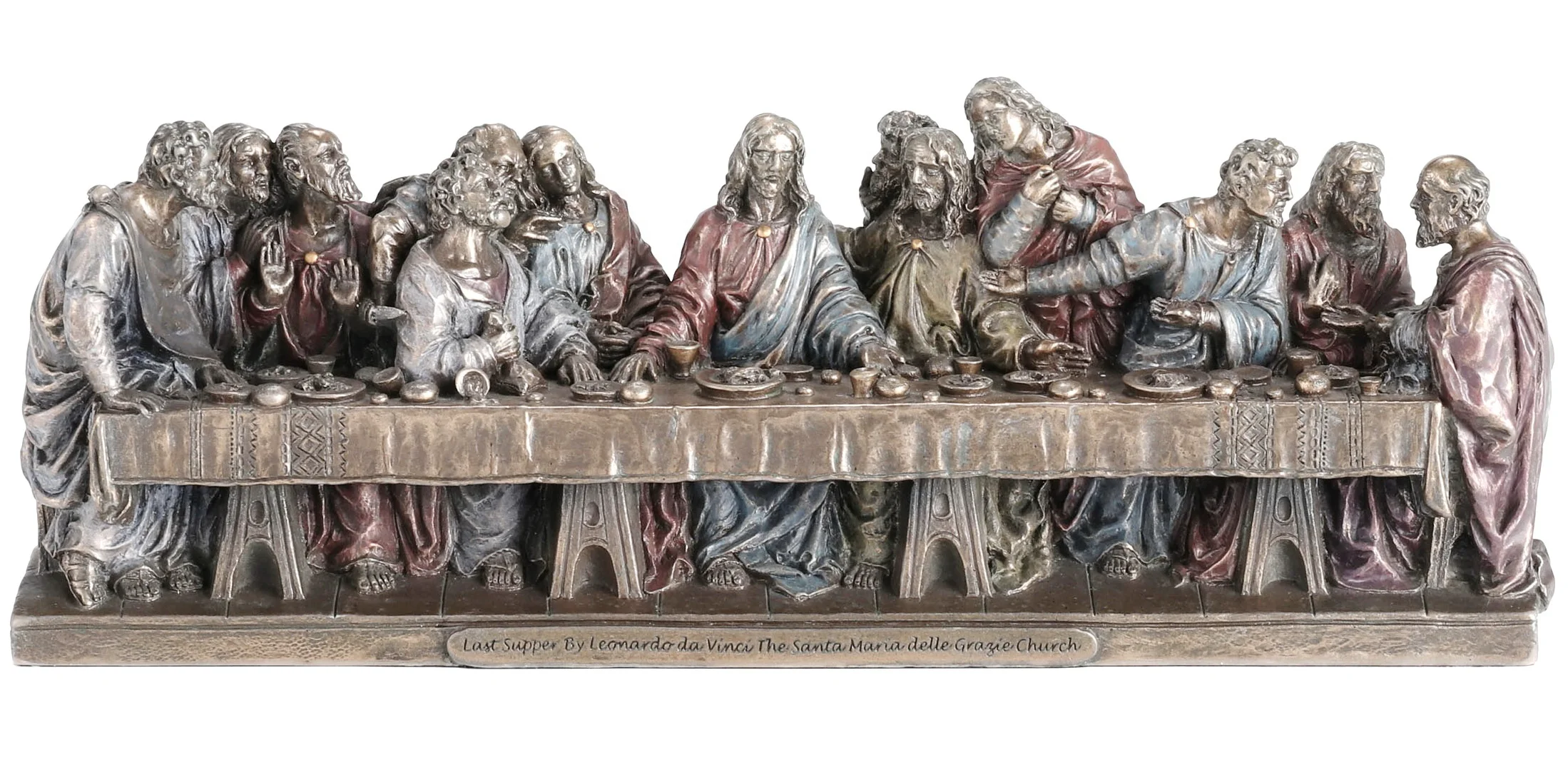 Veronese Design - the Last Supper (small) - Cold Cast Bronze