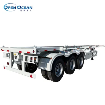 Customizable Container Carrier Chassis Trailer Container Transportation ...