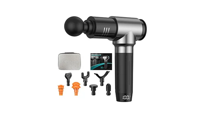 2024 Handle Professional Muscle Vibration Gun 6 Heads Massage Gun - Buy ...