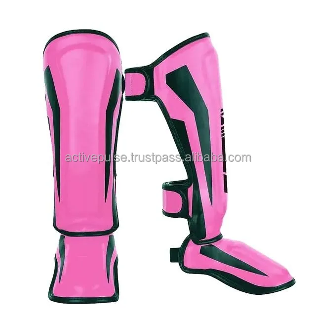 Boxing Custom Multi Color Shin Safety Guard Resistance Leather Martial ...