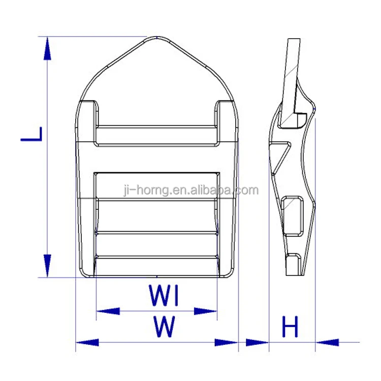 15mm Plastic Tension Lock Webbing Adjuster Slide Backpack Bag ...