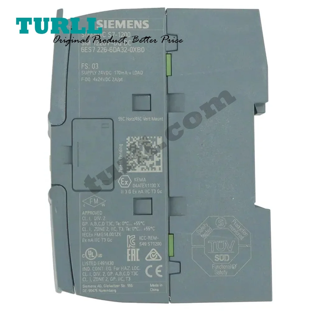 Siemens Simatic S7-1200 Sm 1226 Fail-safe Digital Output F-dq 4x 24 V ...