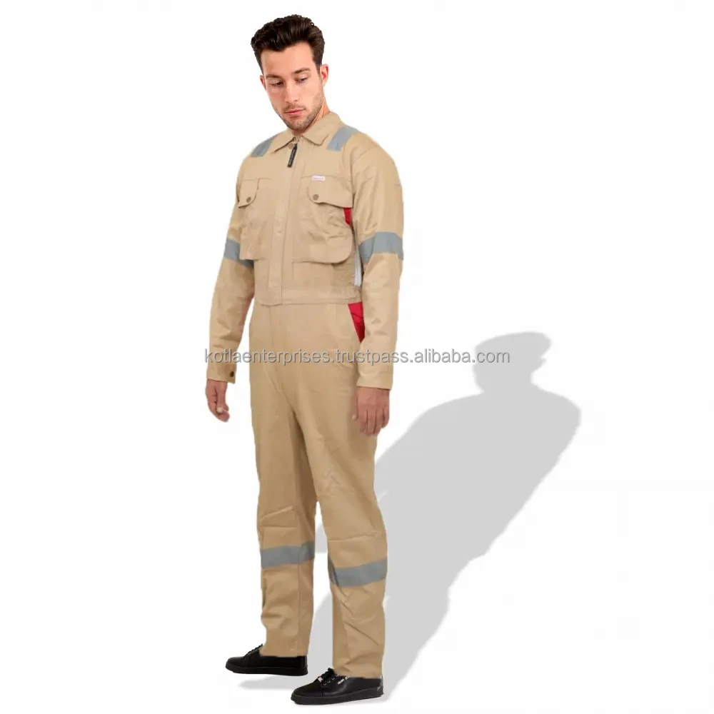 Mining Work Wear Coveralls With Reflective Stripe High Visibility ...